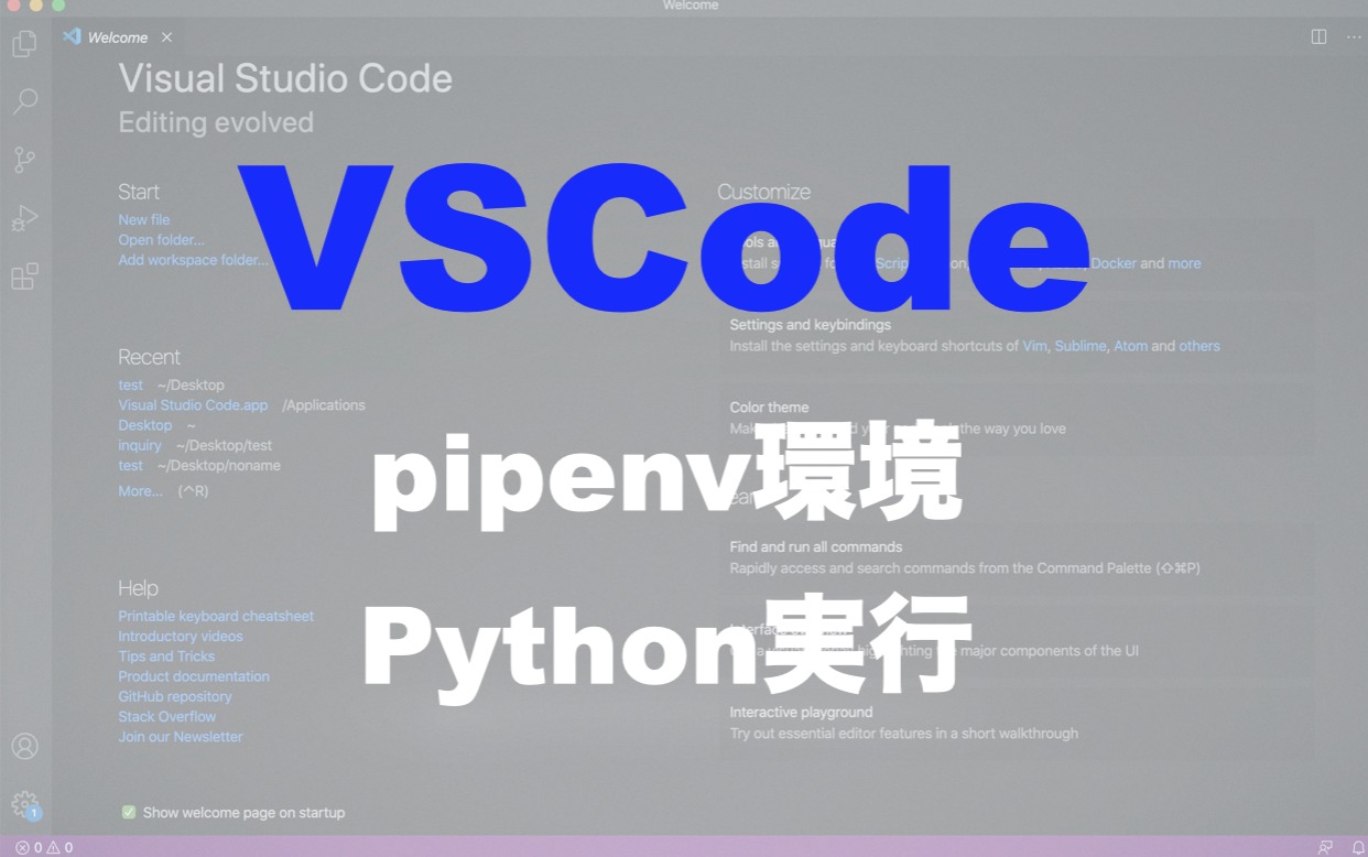 VSCodeにpipenv環境のPythonを参照させる | Free Hero Blog